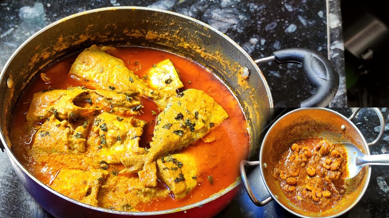 Surmai Fish Masala Curry Recipe 💞 Chingri Masala Recipe 👌 ...