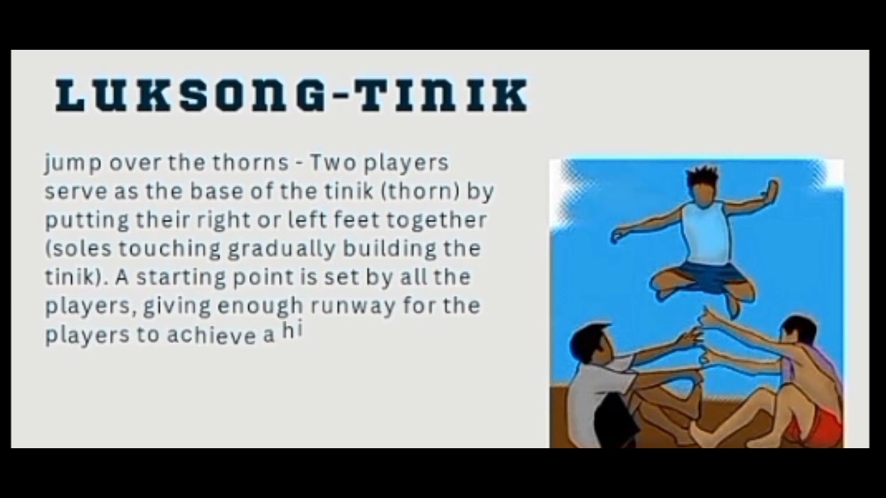 Traditional Games in the Philippines - YouTube