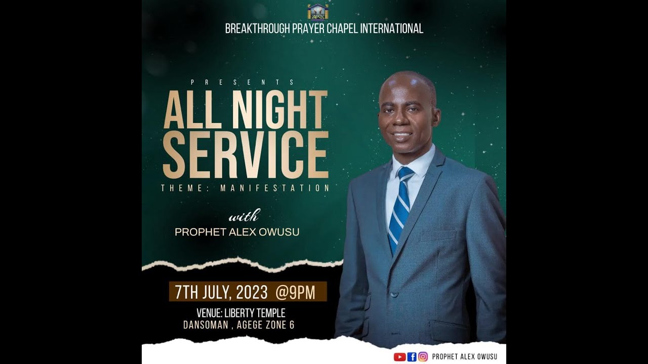 PROPHETIC ALL-NIGHT SERVICE II 7/7/23 - YouTube