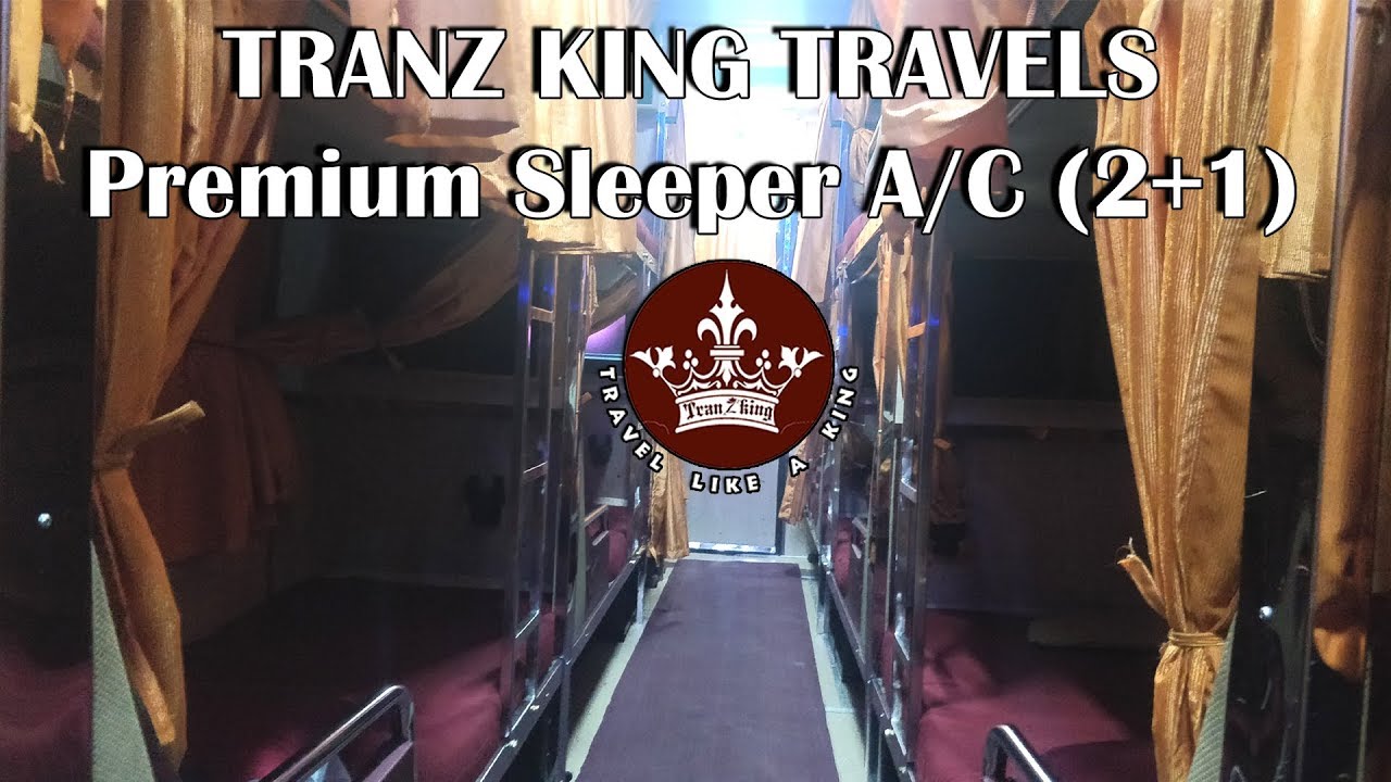 Exploring Tranz King Travel| A/C Premium Sleeper Bus| Tamil with ...