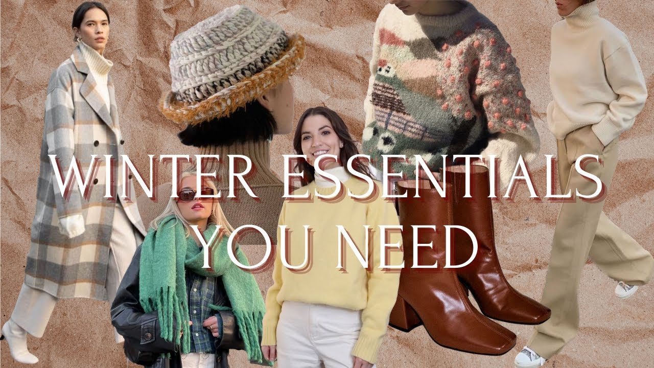 top 9 winter essentials you can EASILY thrift | 2021/22 basics - YouTube