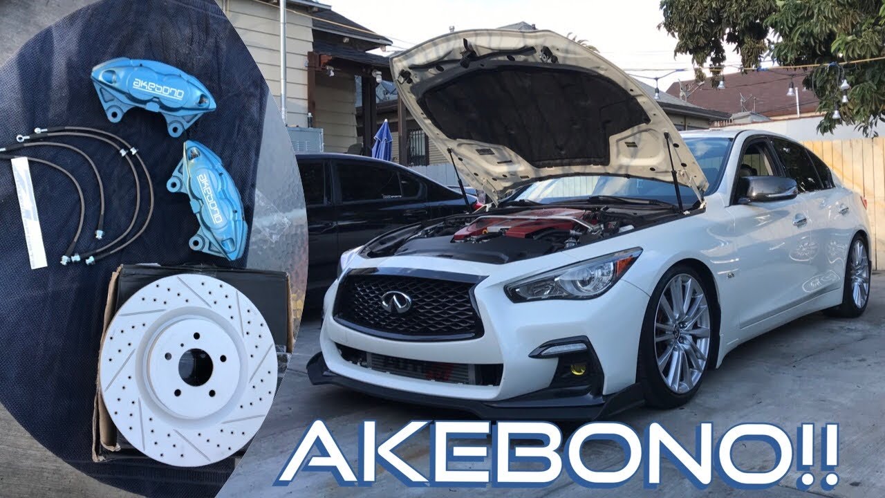 Q50 BIG BRAKE UPGRADE! - Part 1 - YouTube