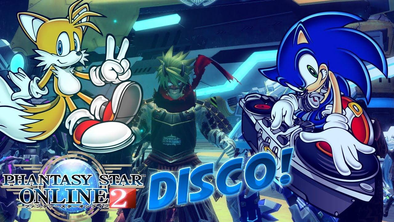 PSO2 - Sonic The Hedgehog DISCO & Phantom Repulsion: Tokyo RUN! - YouTube