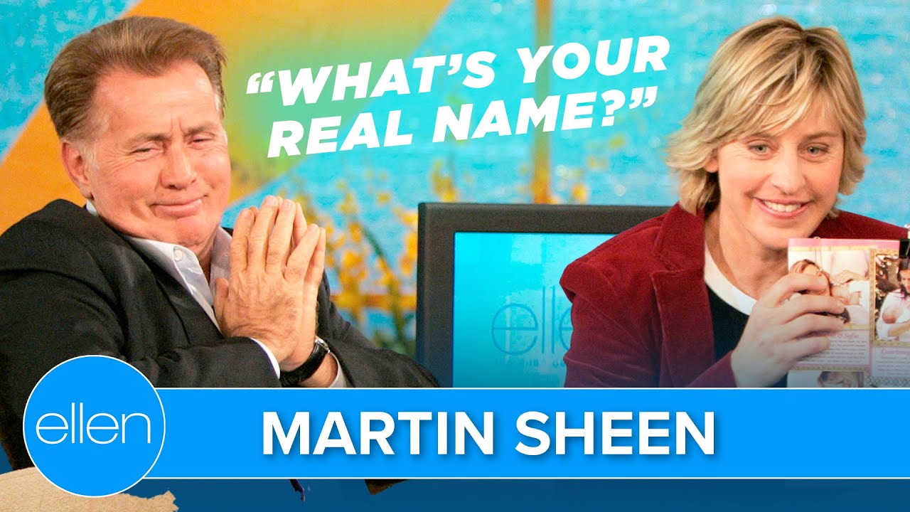 Martin Sheen’s Real Name and an Epic Michael Jordan Challenge - YouTube