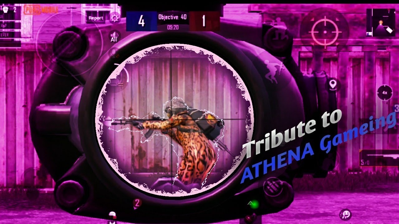 Tribute to ATHENA Gameing💥.(PUBG MOBILE). MONTAGE - YouTube