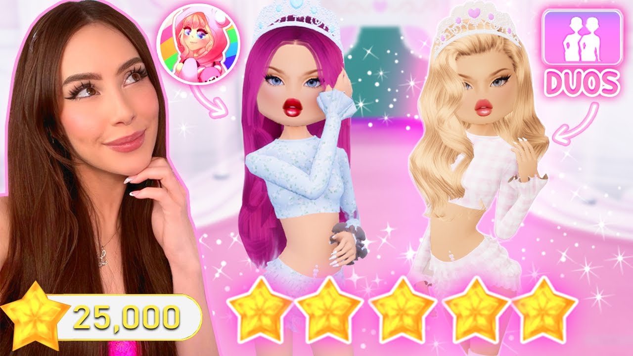 Playing DUO'S With CALLMEHHALEY In Dress To Impress - YouTube