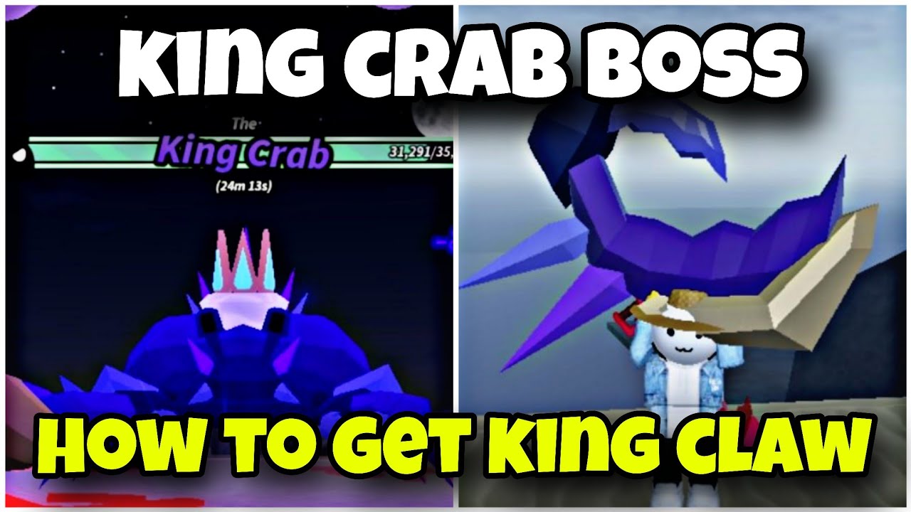 King Crab Boss and How to Get King Claw in Dig Roblox | boss - YouTube