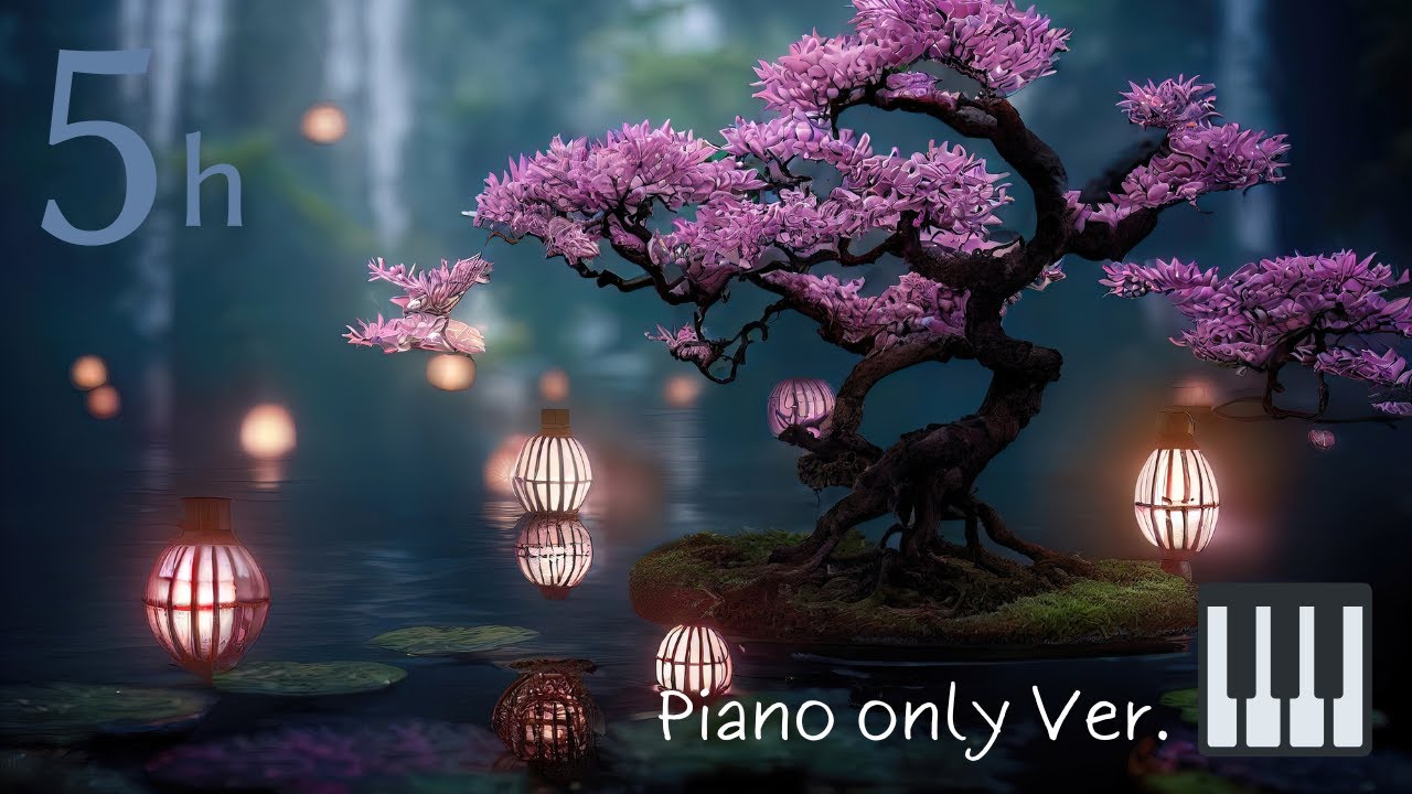 Japanese Zen Piano Music For Soothing, Meditation, Healing | ヒーリングピアノ ...