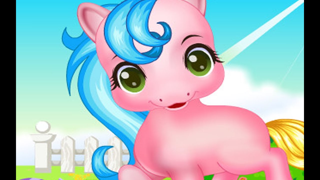 My Little Baby Pony Care - Games for kids - YouTube