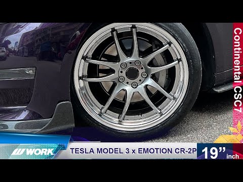 TESLA MODEL 3 X WORK Emotion CR-2P 19” - YouTube