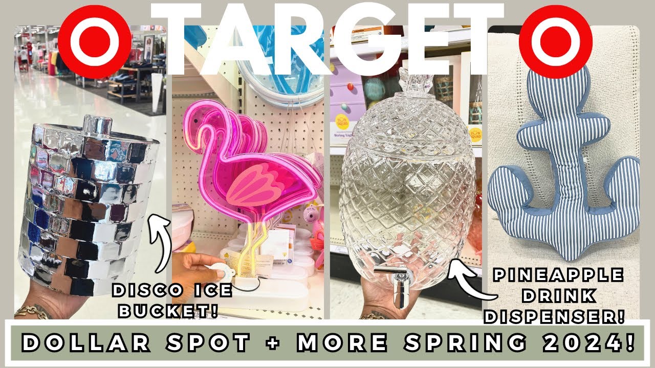 *NEW* TARGET DOLLAR SPOT | SPRING 2024 SHOP WITH ME | HOME DECOR MUST ...