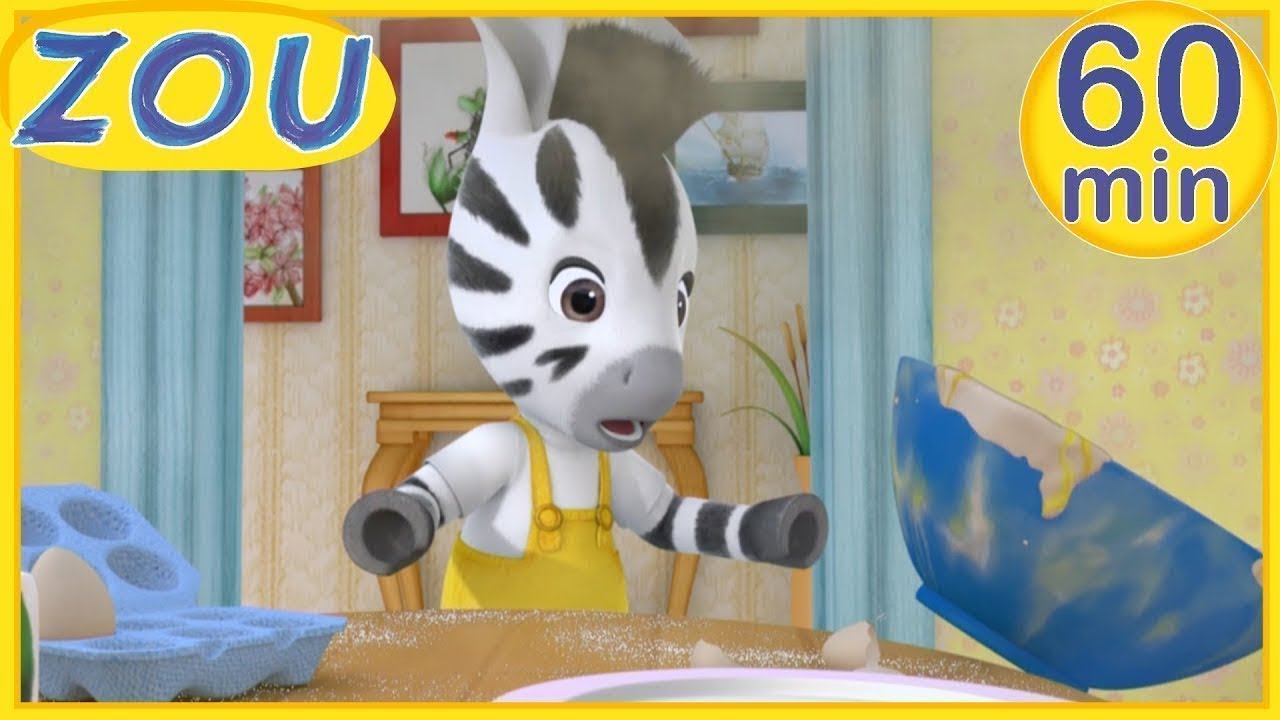 Zou in English 🔨 ZOU HELPS AROUND THE HOUSE 🏠 60 min COMPILATION ...
