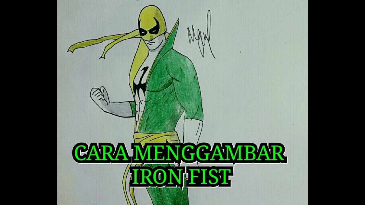 HOW TO DRAW IRON FIST - YouTube