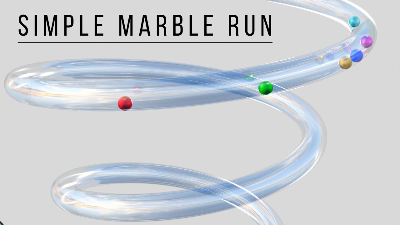 SIMPLE MARBLE RUN | ANIMATION PLAYGROUND V6 ️ - YouTube