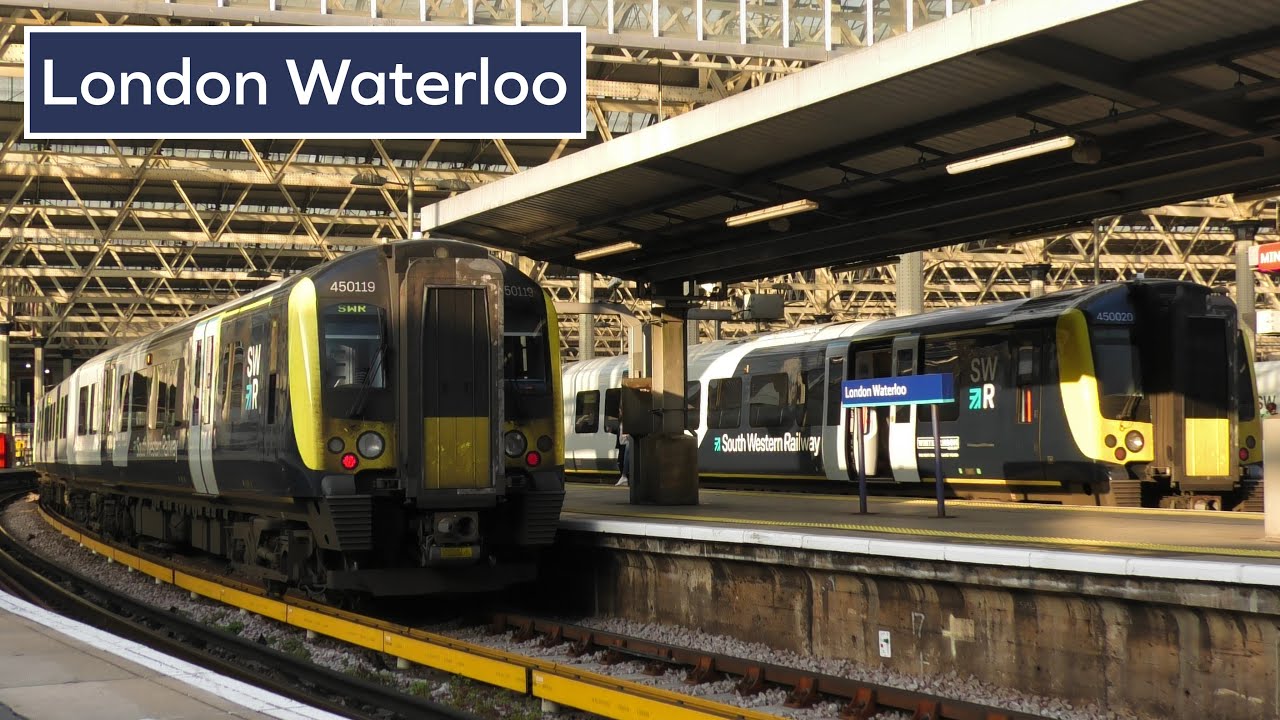 Trains at: London Waterloo | SWML | 15/04/23 - YouTube