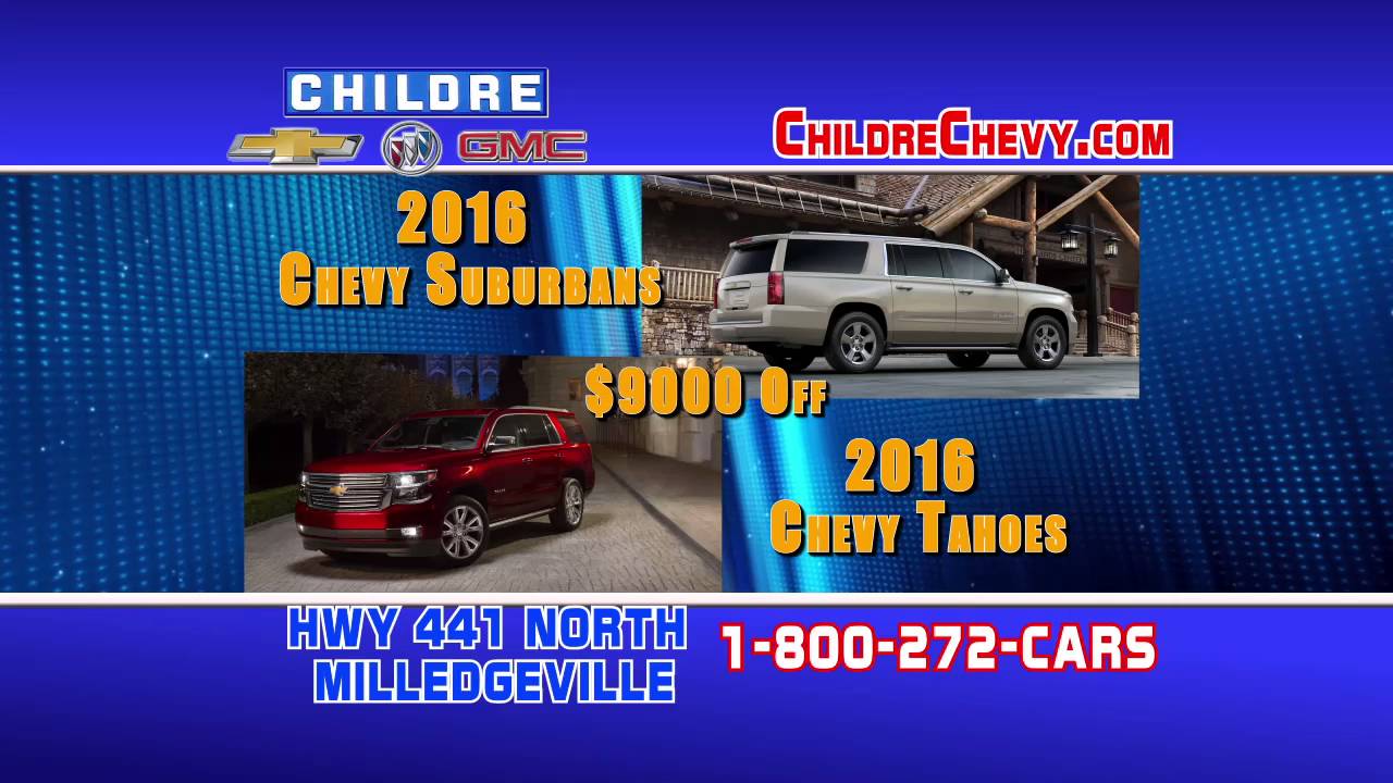 Childre Chevrolet - 'Childre Spring Sales Event' (May 2016) - YouTube