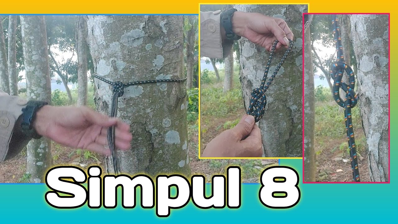 Cara Membuat Simpul 8 Ganda - YouTube