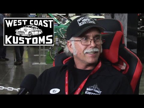 Rit Pichette of West Coast Kustoms at the 2019 Portland Roadster Show ...