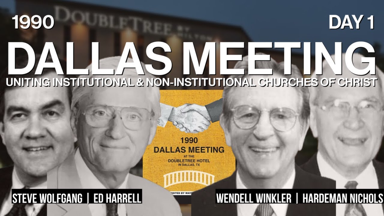 The Dallas Meeting | 1990 | Uniting Institutional & Non-Institutional ...
