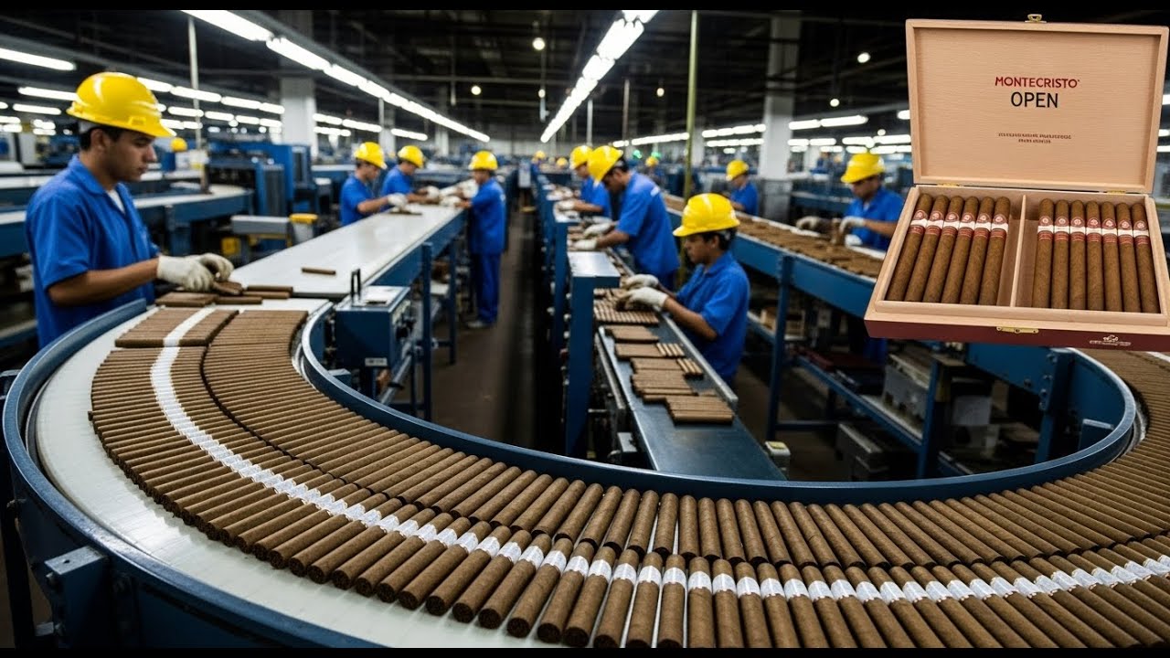 How Premium Cigars Are Made by Hand | Inside the Cigar Factory Process ...