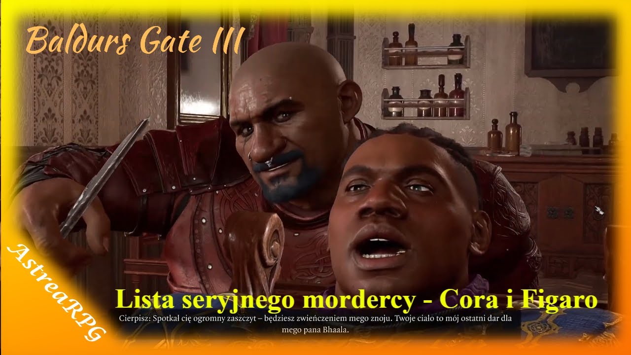 Baldur's Gate 3 PL Lista seryjnego mordercy Cierpisza - Cora Highberry ...