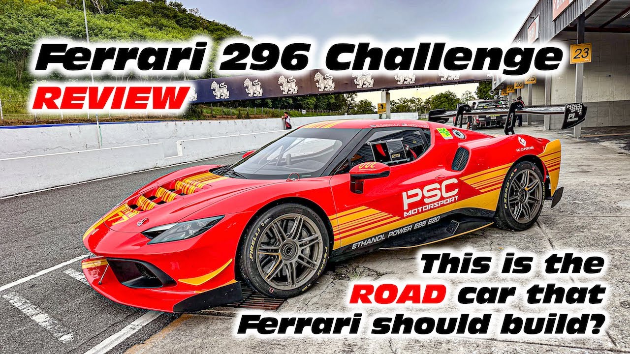 Ferrari 296 Challenge REVIEW. On Track + In Detail. The ROAD CAR ...
