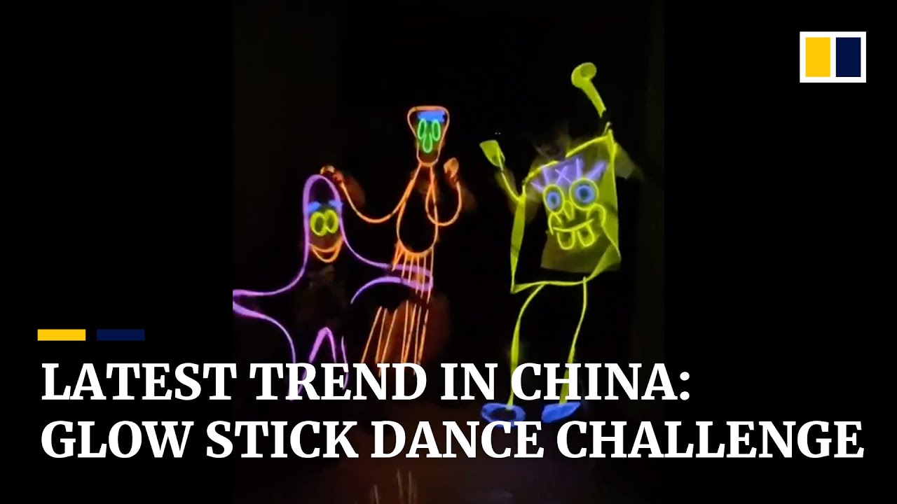 Latest trend in China: Glow Stick Dance Challenge - YouTube