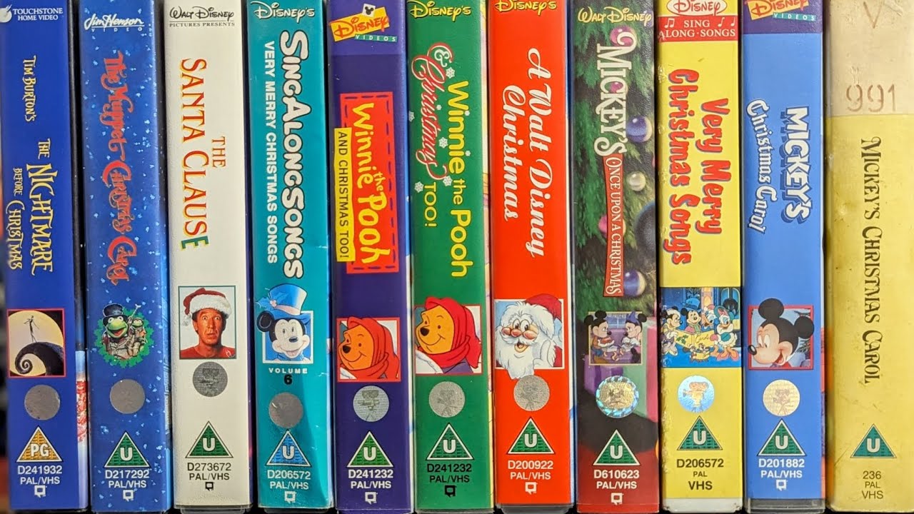 Walt Disney Christmas VHS Tapes - YouTube