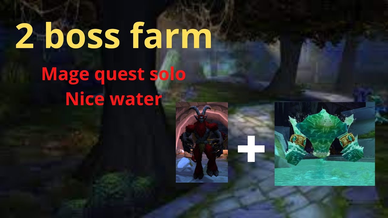 DM 2 boss farm solo | Mage Water Quest | Everlook WoW - YouTube