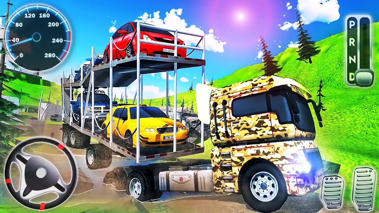 Army Car Transport Truck Driver Simulator - Offroad Military ...