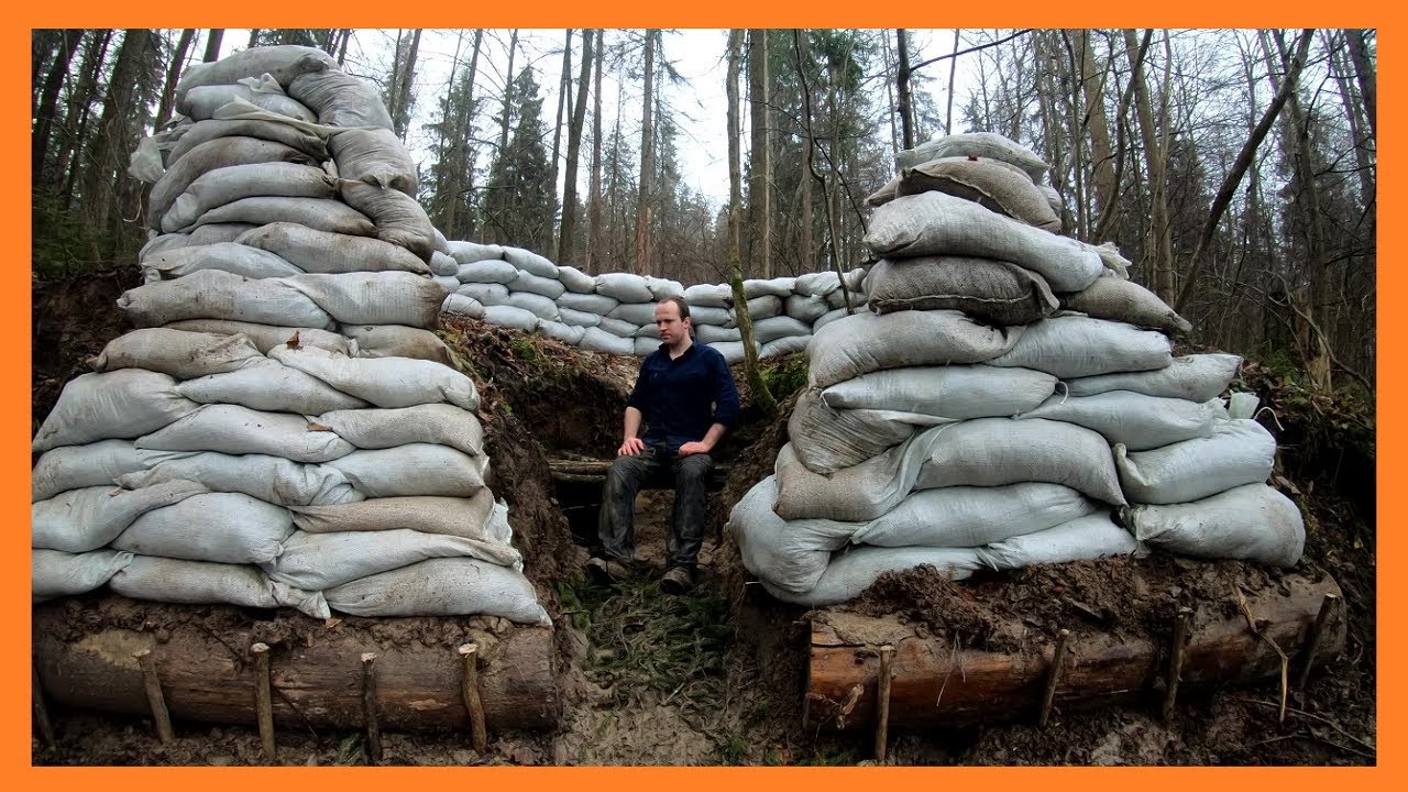 SANDBAG WINTER BUSHCRAFT SHELTER, Solo Overnight in Snow, EXCELLENT ...