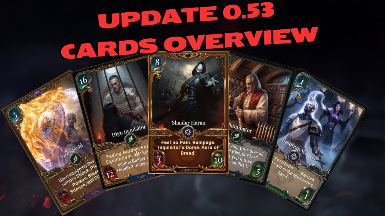 UPDATE 0.53 CARDS OVERVIEW - 30.000$ EVENT - WHEEL OF TIME TCG # ...
