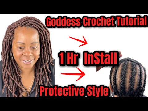 HOW TO CROCHET GODDESS LOC (TUTORIAL) - YouTube