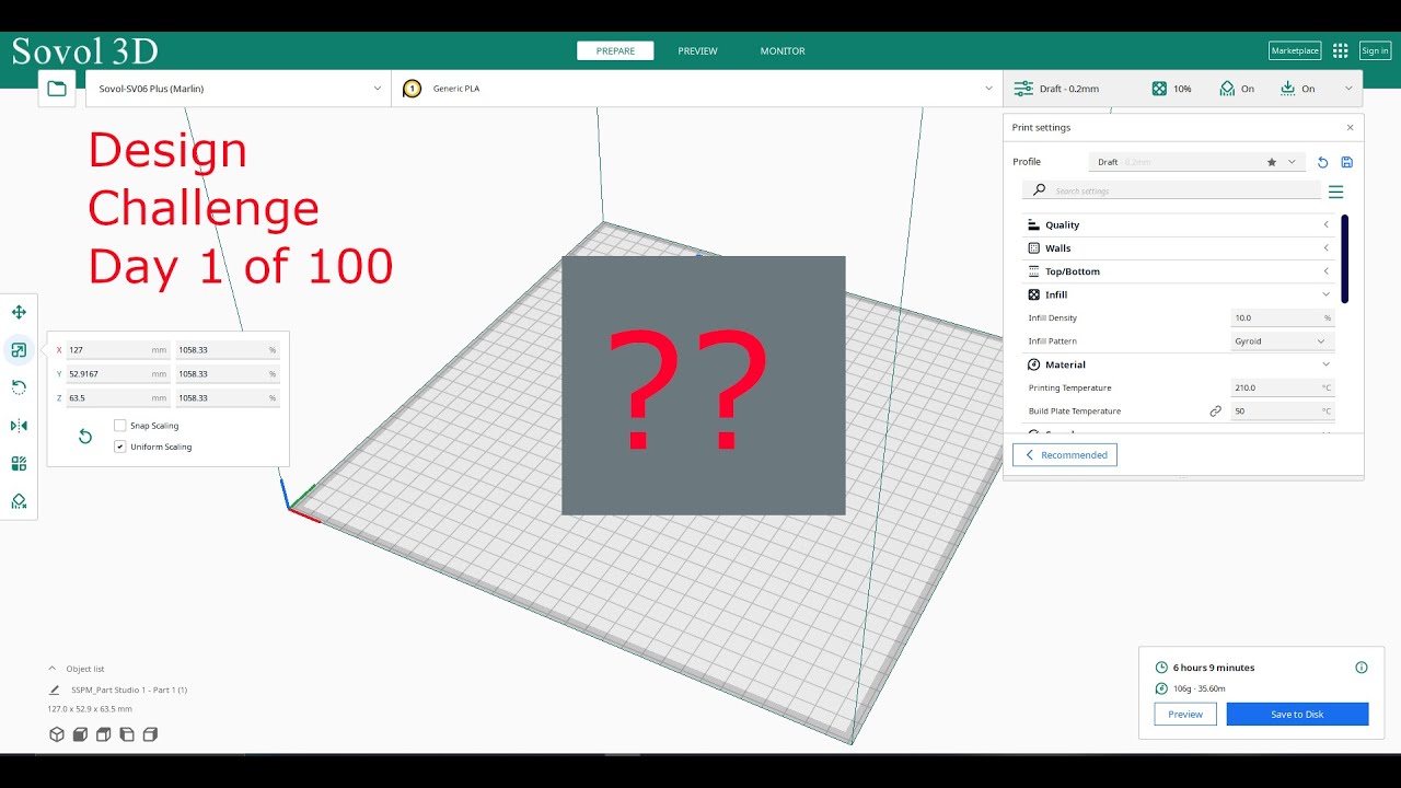 CAD Design Challenge Day 1!! - YouTube