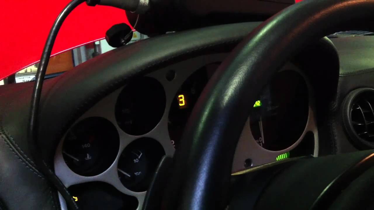 Leonardo Diagnostic tool on a Ferrari 360 F1 transmission using the ...