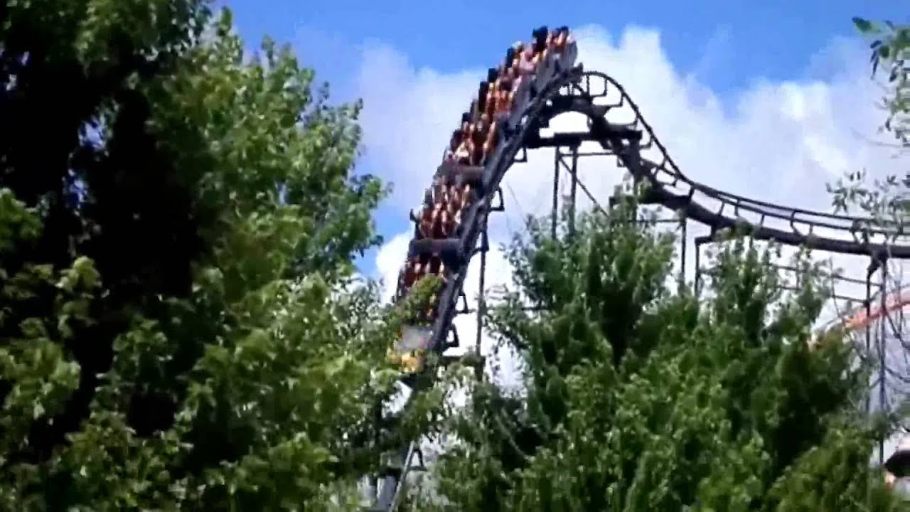 Demon off-ride | Six Flags Great America - YouTube
