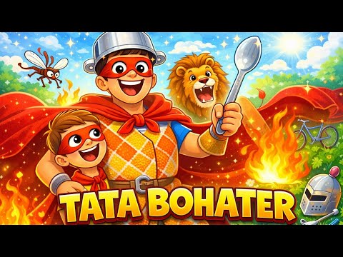 Tata Bohater 🦸‍♂️ | Wzruszająca Piosenka dla Dzieci o Tacie | Dzień Taty | Piosenka z Refrenem