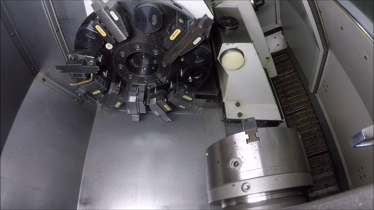 TRAUB TNA 300 CNC Lathe - YouTube