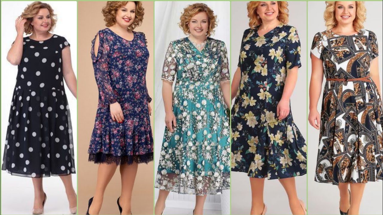 most attractive designer floral print plus size women collection mexi ...