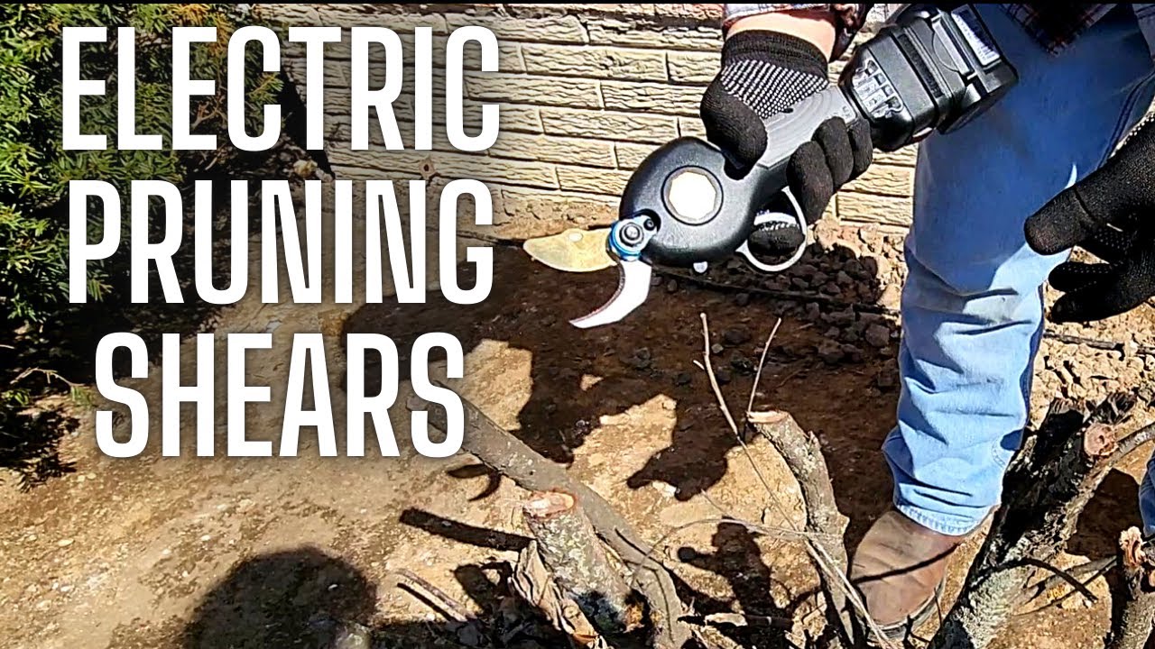 Electric Pruning Shears | T TOVIA Electric Pruning Shears - YouTube