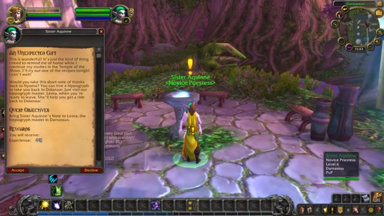 How To Do "An Unexpected Gift" Quest World of Warcraft Help Guide - YouTube
