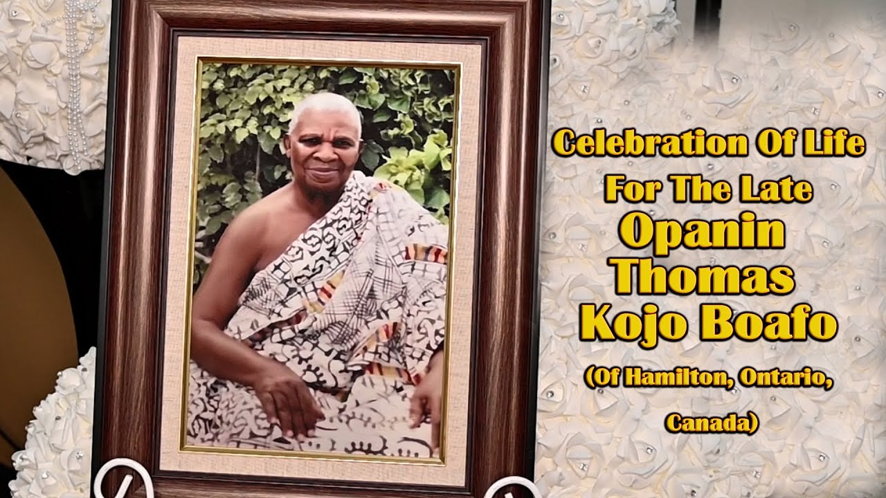 Celebration Of Life Paa Thomas Kojo Boafo - YouTube