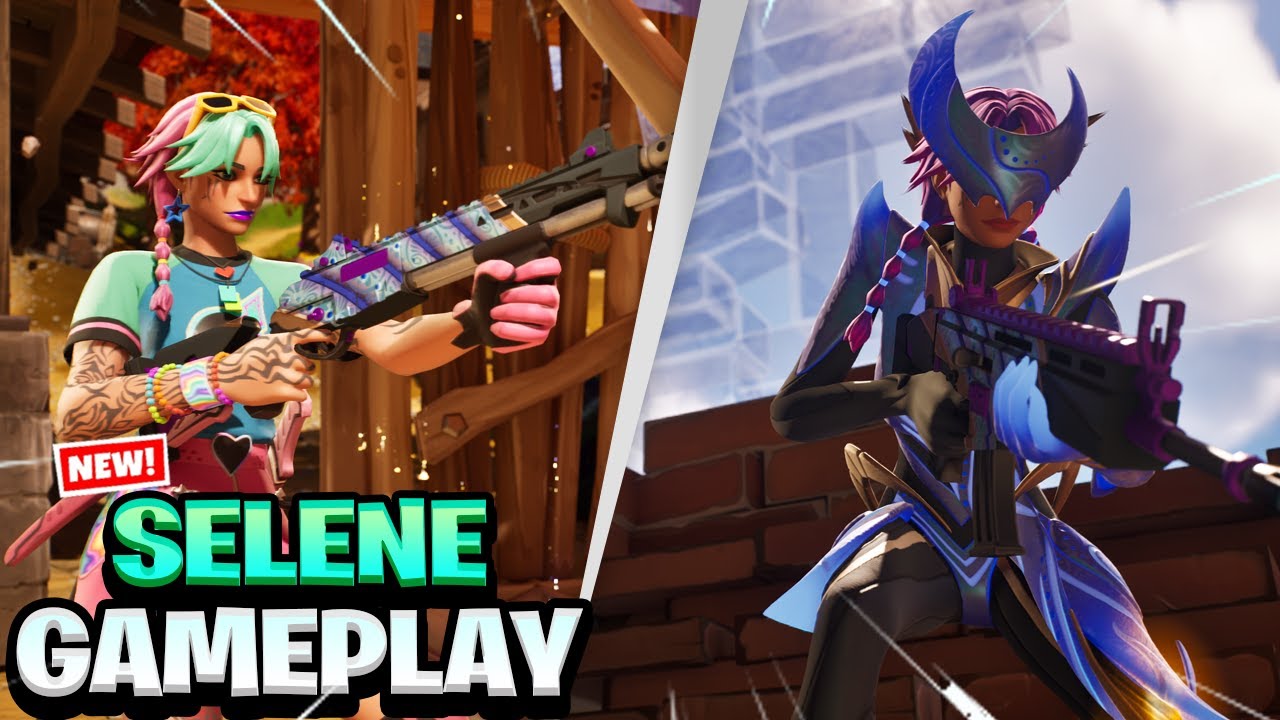 *NEW* Selene Gameplay in Fortnite (CHAPTER 4 BATTLE PASS) - YouTube