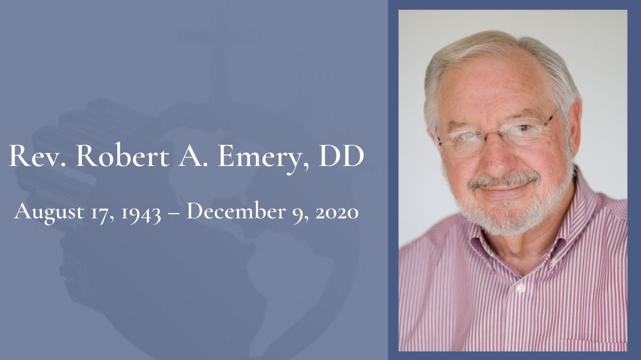 Celebration of Life | Rev. Robert A. Emery, DD - YouTube