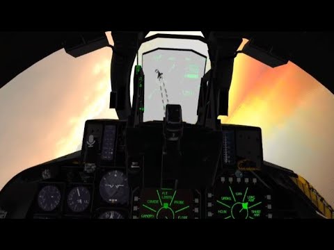 Flying Through a Virtual Battlefield - VrChat Flight Simulator - YouTube