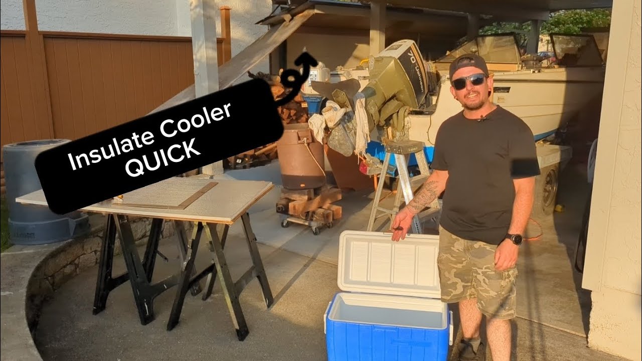 Insulate a Cooler QUICK n' Easy - YouTube