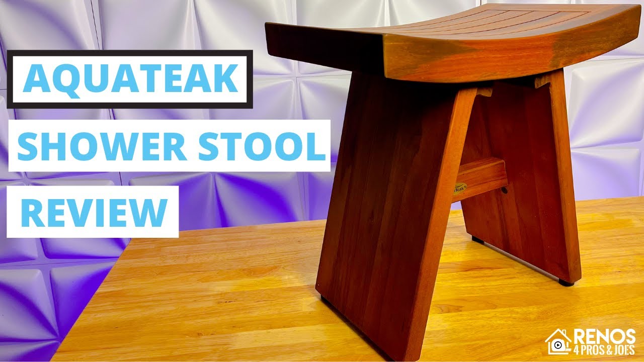 Teak Shower Stool (Unboxing and Review) - YouTube