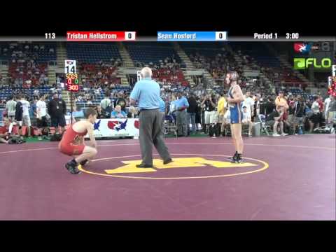 Cadet 113 - Tristan Hellstrom (Utah) vs. Sean Hosford (Missouri) - YouTube