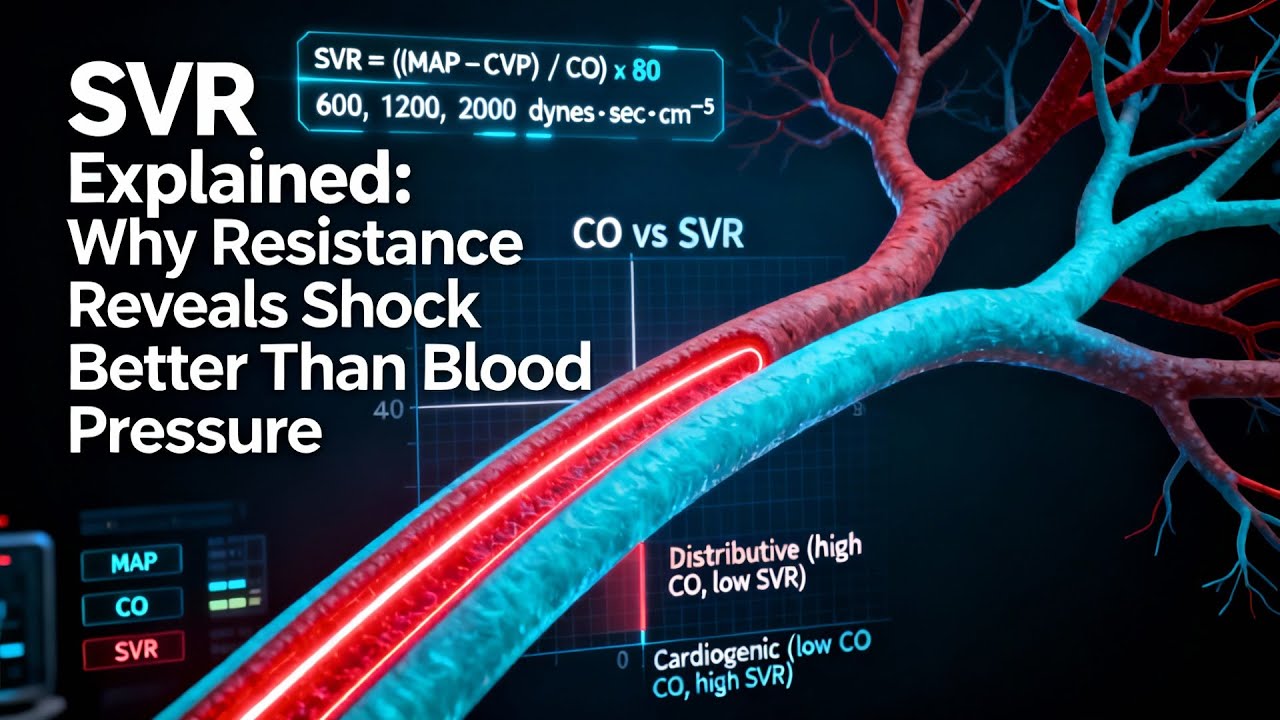 SVR Explained: Why Resistance Reveals Shock Better Than Blood Pressure ...