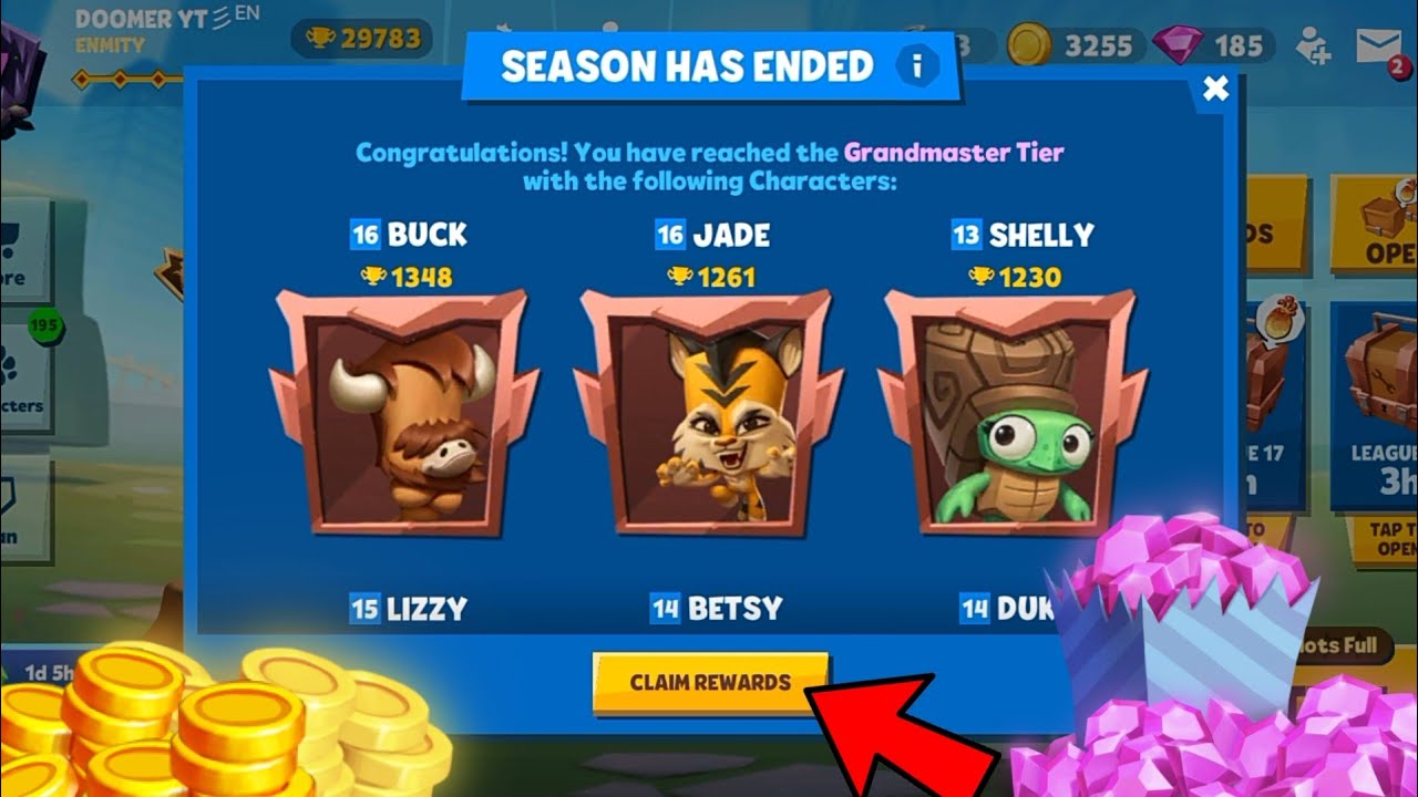 Zooba season end rewards collect | season end | jade | buck - YouTube